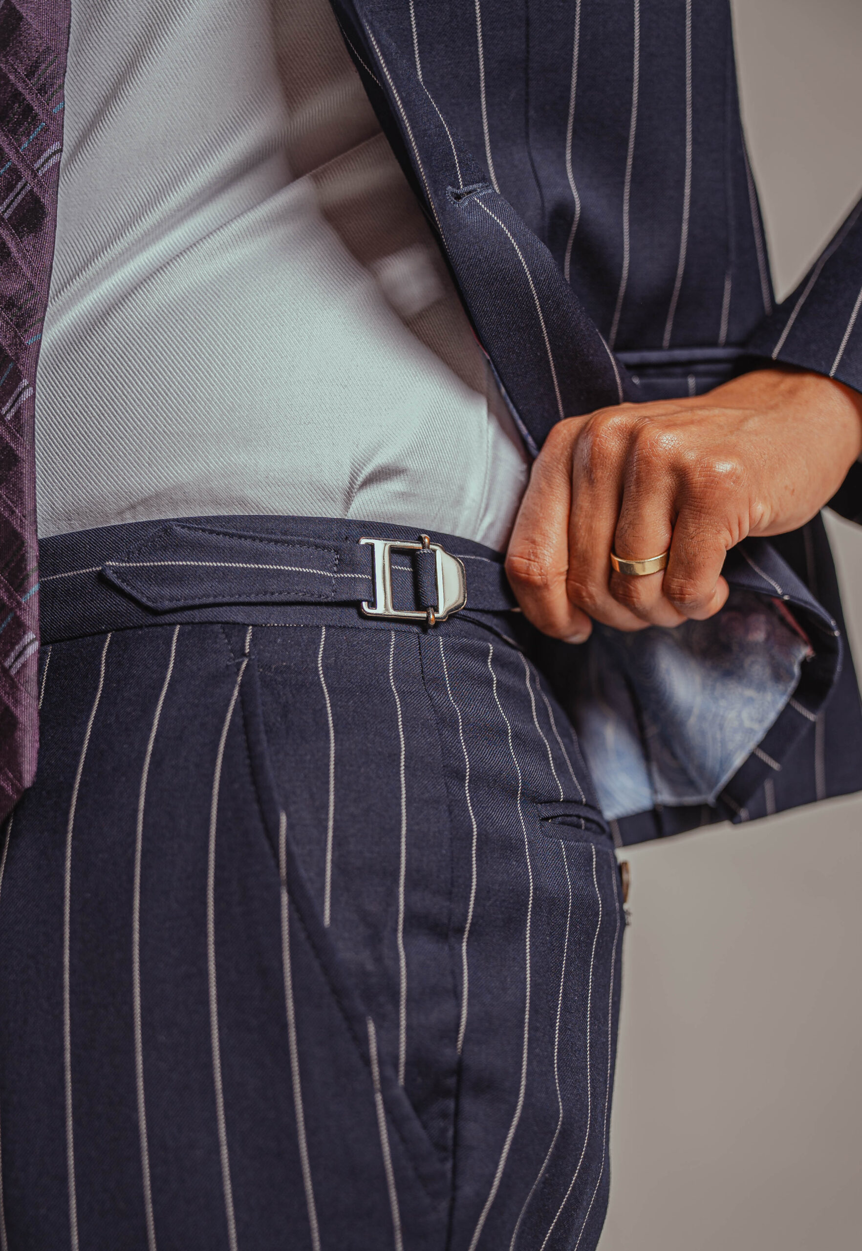 How to Wear: The Navy Pinstripe Suit - She's a Gent