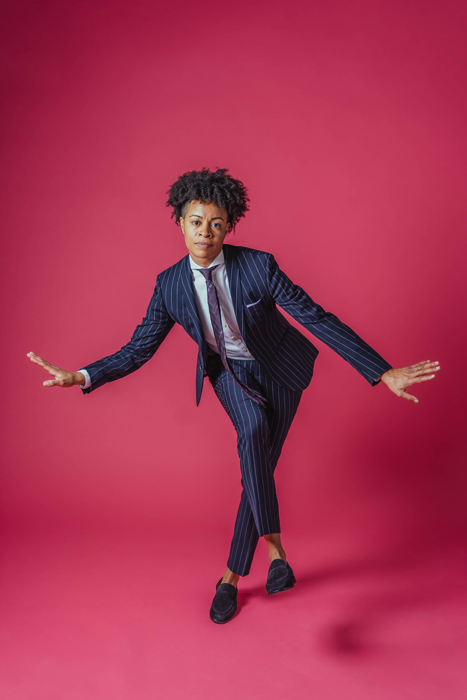 How to Wear: The Navy Pinstripe Suit - She's a Gent