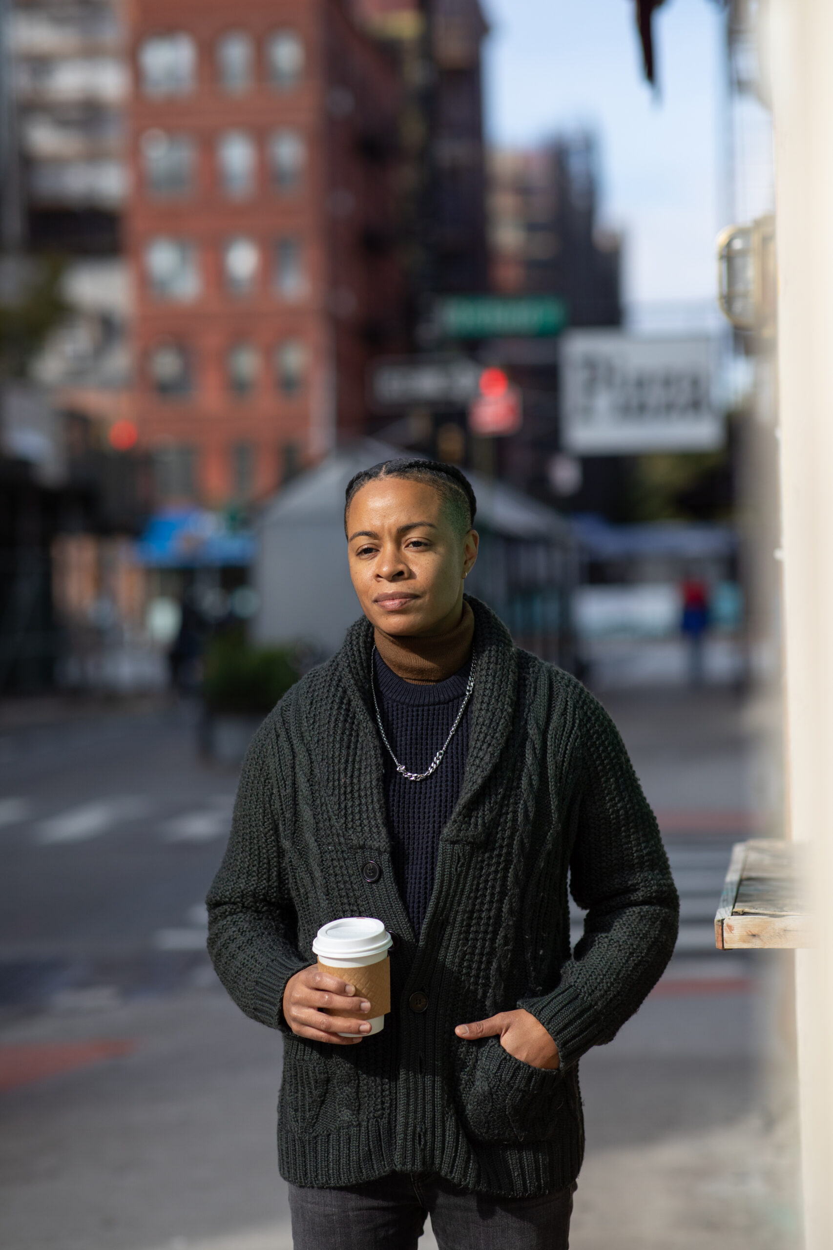 Winter Layers: The Shawl Cable-knit Cardigan - She's a Gent